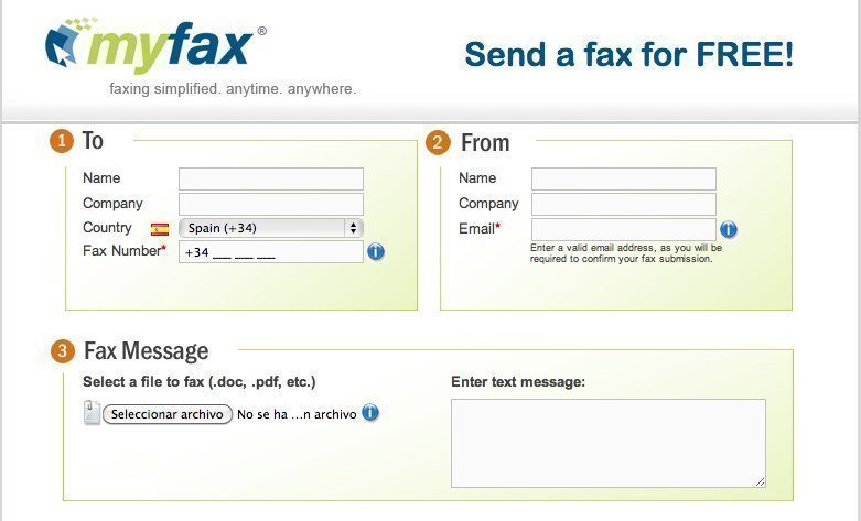 Envía fax de manera gratuita con MyFax – Regalos y Muestras gratis