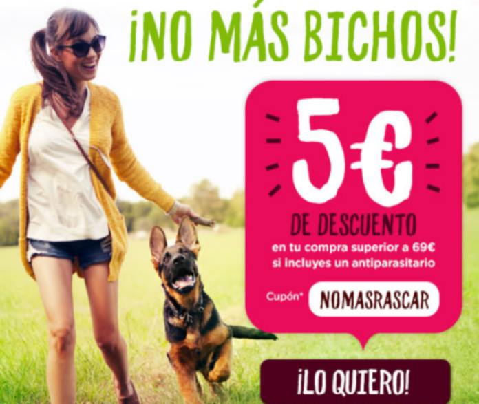 Cupón Descuento de 5 euros en antiparasitarios para tu mascota ...