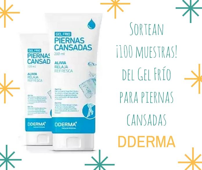 Sortean muchas muestras gratis del gel frío piernas cansadas Dderma ...