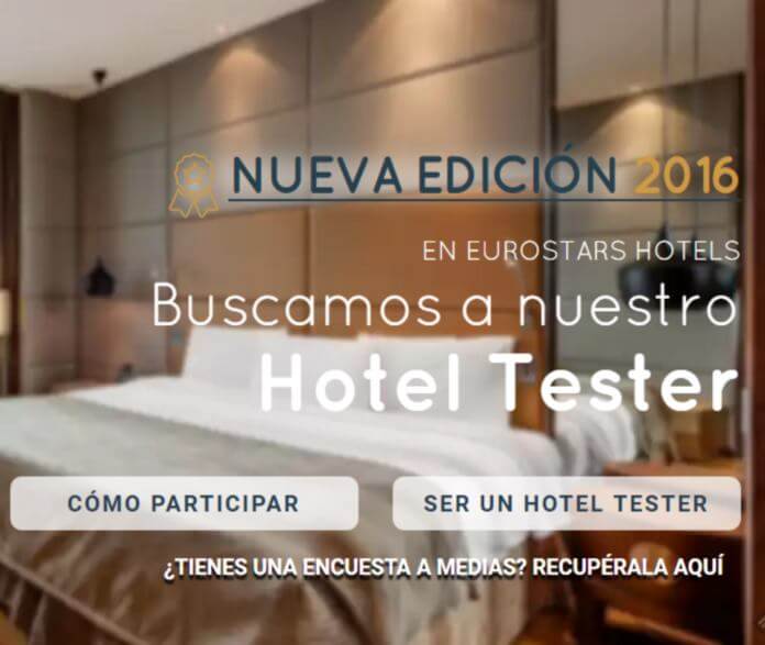 Conviértete en Hotel Tester de Eurostars – Regalos y Muestras gratis