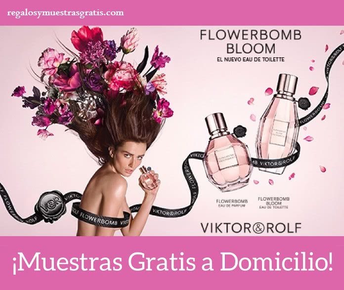 Muestras Gratis a domicilio de Flowerbomb Bloom de Viktor & Rolf ...
