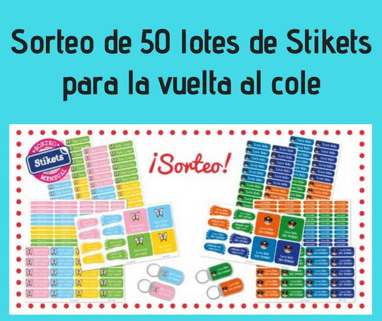 STIKETS sortea 50 lotazos de etiquetas para la vuelta al cole – Regalos ...