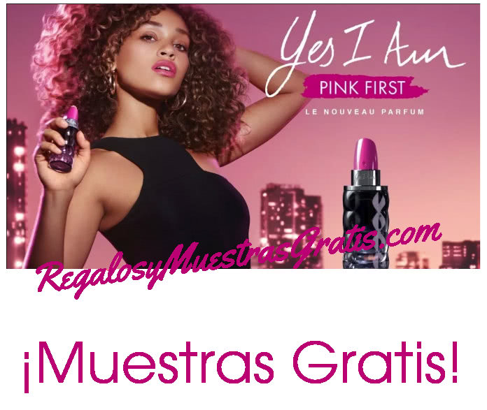 Muestras Gratis a domicilio de Yes I am Pink First de Cacharel ...