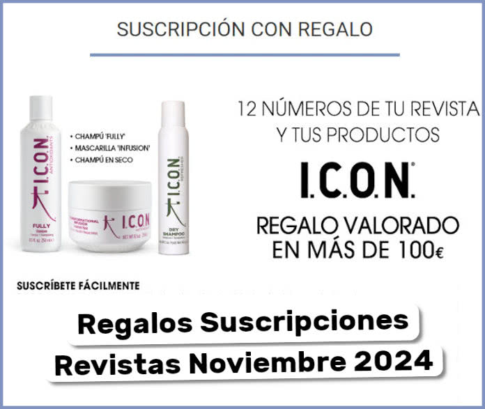 Regalos Suscripciones Revistas Noviembre 2024 – Regalos y Muestras gratis